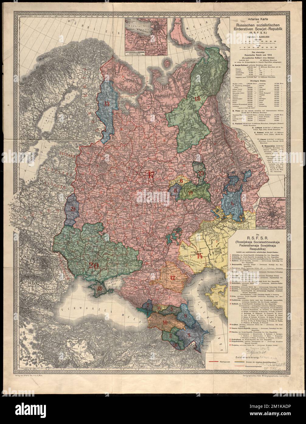 Karte der sowjetunion politisch udssr -Fotos und -Bildmaterial in hoher ...