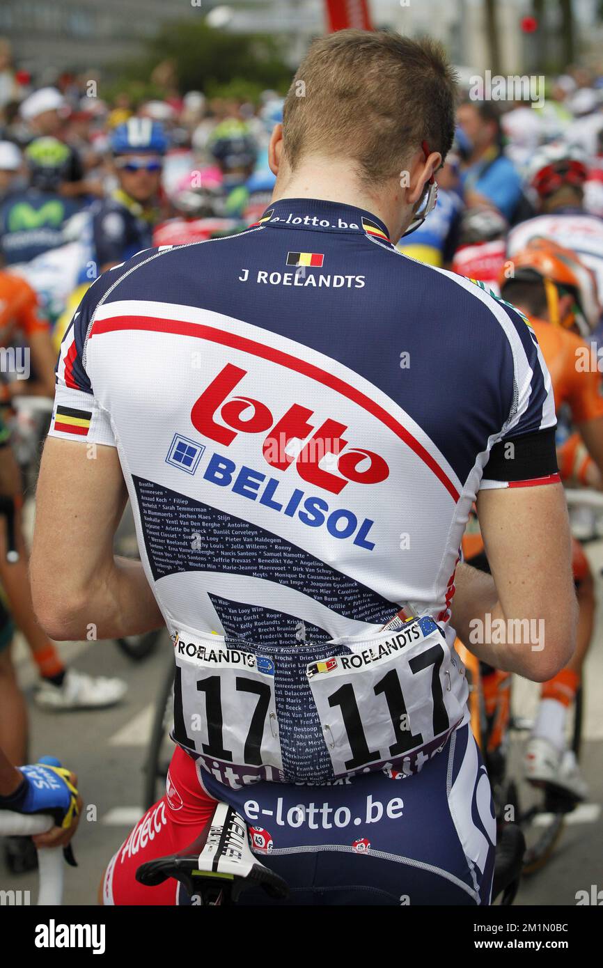 20120705 – ROUEN, FRANKREICH: Belgischer Jurgen Roelandts von Lotto ...