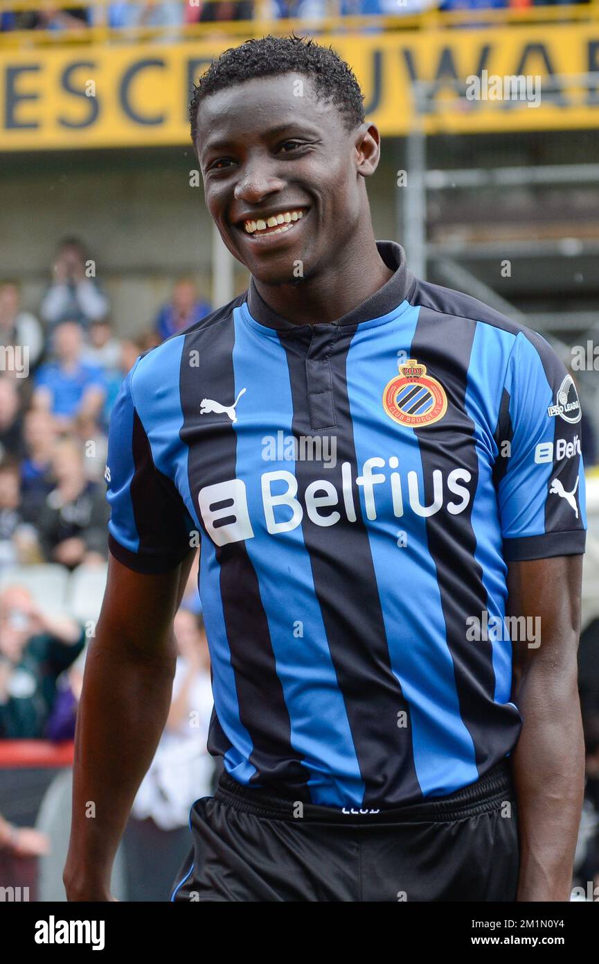 20120708 Uhr - BRÜGGE, BELGIEN: Joseph Akpala des Clubs, das am Fantag ...