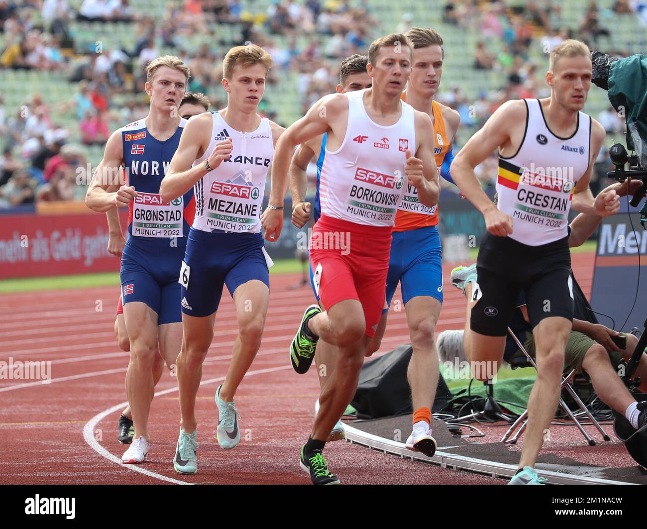 GRØNSTAD Tobias of Norway , MEZIANE Yanis of France , BORKOWSKI Mateusz ...