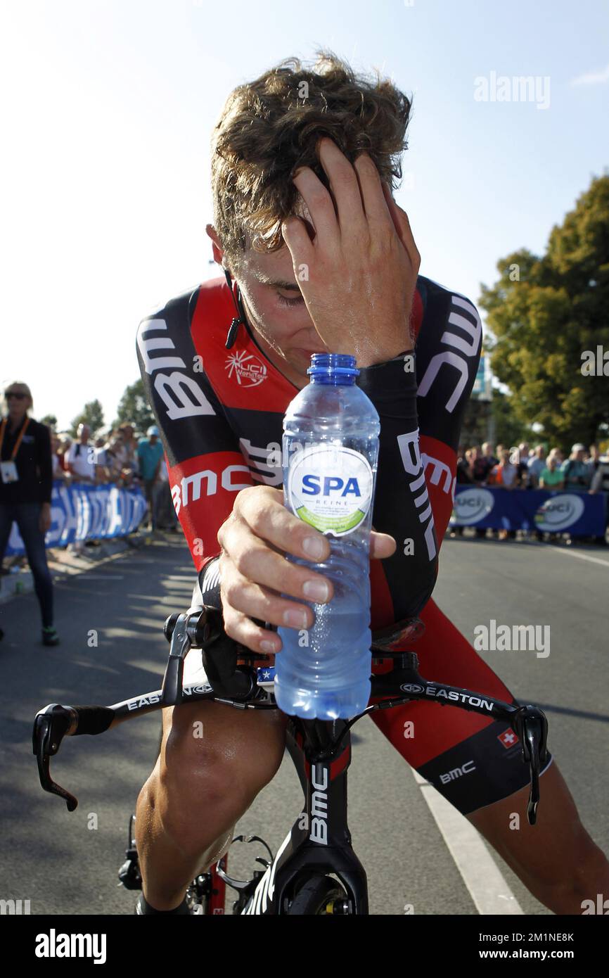 20120916 – VALKENBURG, NIEDERLANDE: American Taylor Phinney vom BMC ...