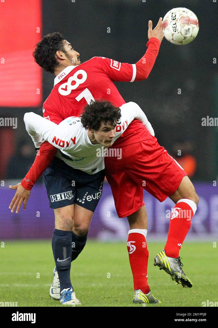 20130125 – LÜTTICH, BELGIEN: Gert-Jan De Mets von Kortrijk und Reza ...