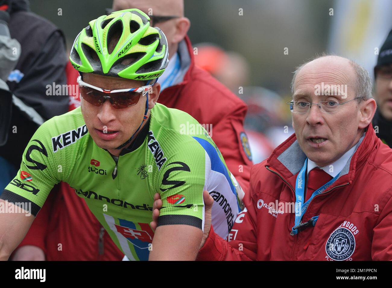 20130410 – OVERIJSE, BELGIEN: Der slowakische Peter Sagan von Liquigas ...