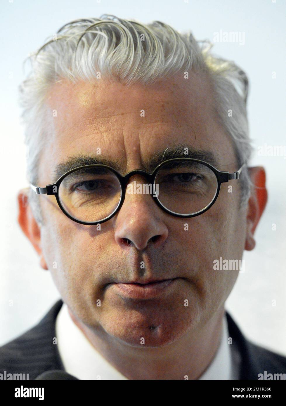 Rechtsanwalt Alain De Jonge, der Delphine Boel verteidigt, spricht mit ...