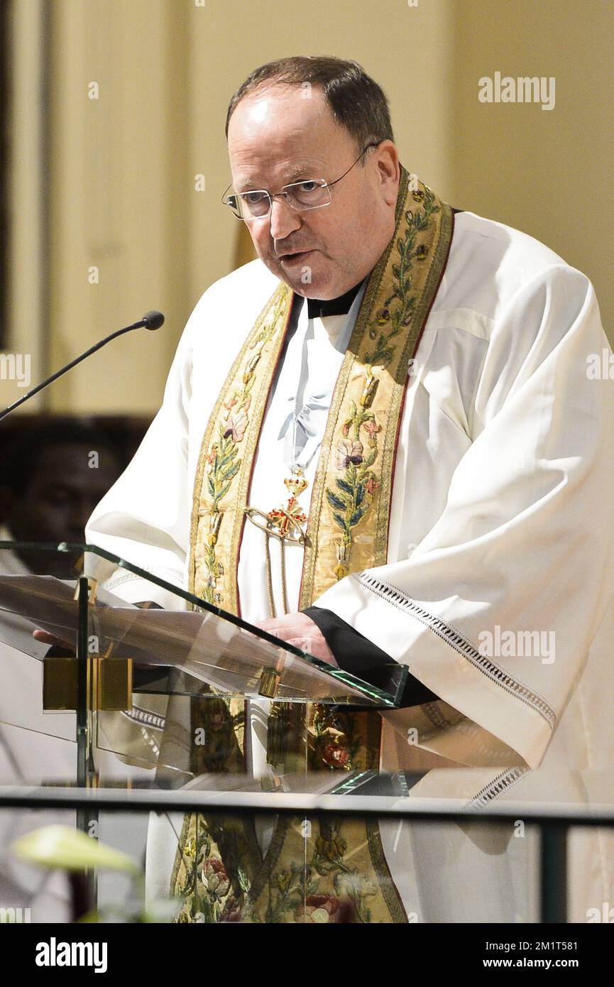 20131111 - BRÜSSEL, BELGIEN: Kaplan Robrecht Boone, gemalt anlässlich der feierlichen Einweihung ...