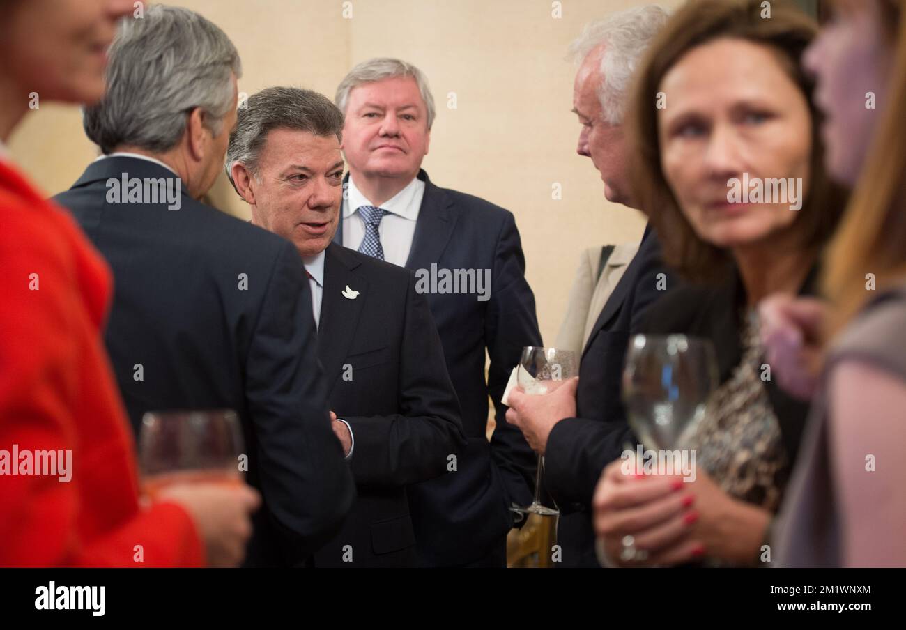 20141021 – BOGOTA, KOLUMBIEN: Präsident der kolumbianischen Republik ...