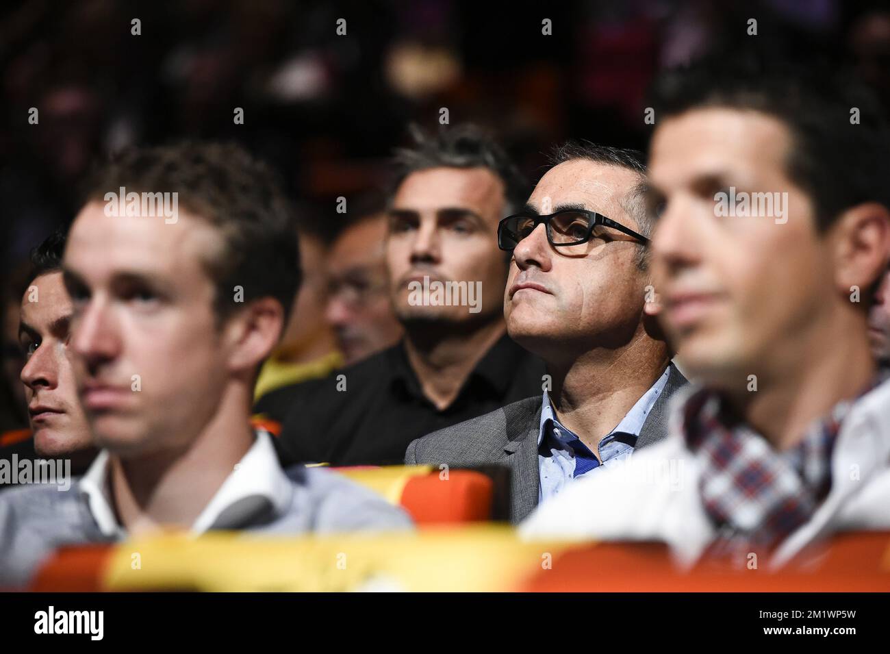 20141021 – PARIS, FRANKREICH: Ehemaliger Radfahrer Laurent Jalabert (C ...