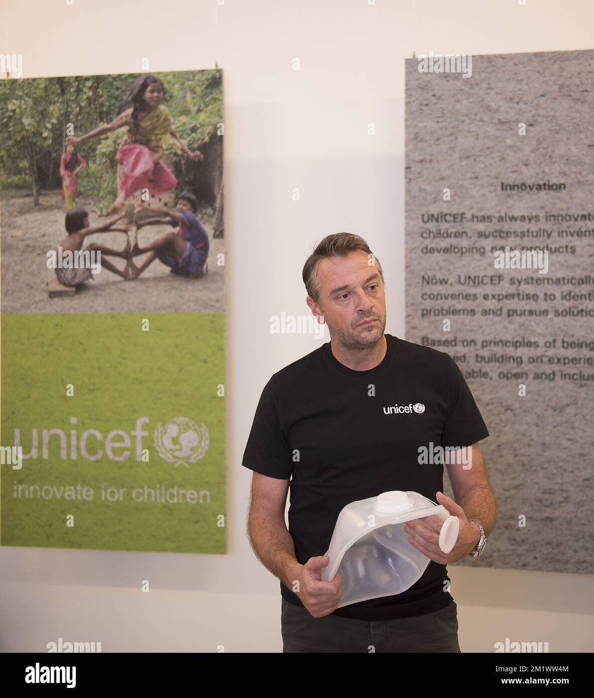 20141024 – KOPENHAGEN, DÄNEMARK: Belgischer UNICEF-Botschafter Tom Waes ...