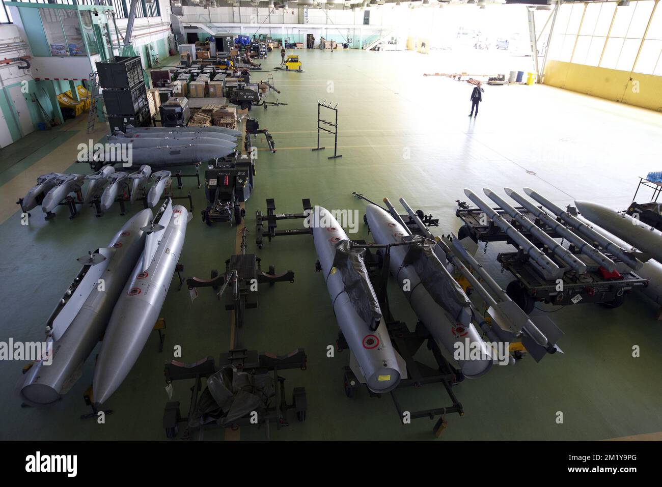 20150701 – MALBORK, POLEN: Abbildung zeigt den Luftwaffenstützpunkt in Malbork, Polen, wo ...