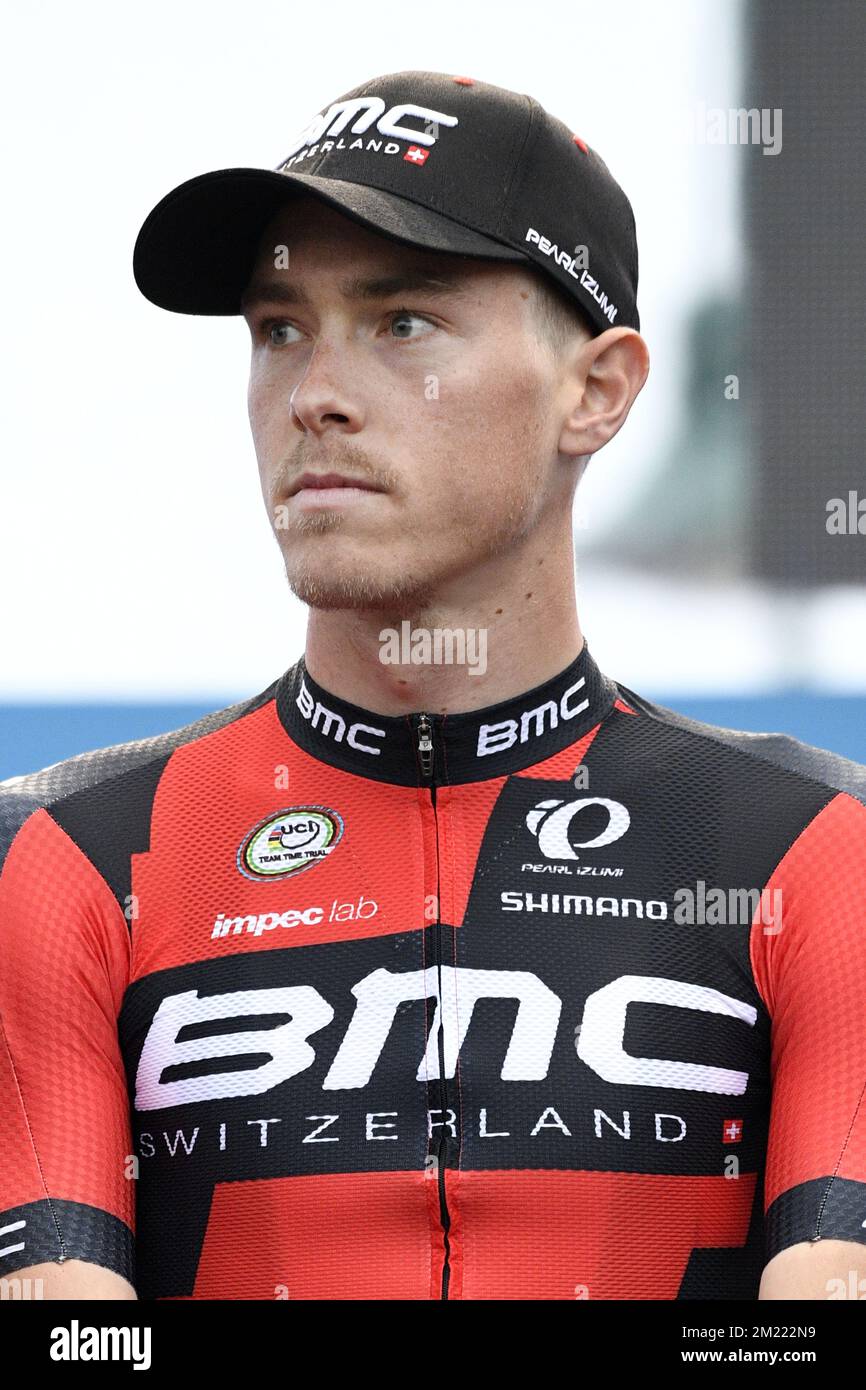 Australian Rohan Dennis vom BMC Racing Team wurde bei einer ...
