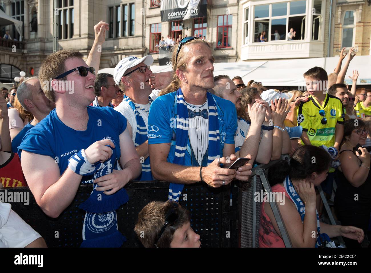 Gents Fans wurden bei der offiziellen Präsentation der 2016-2017 ...