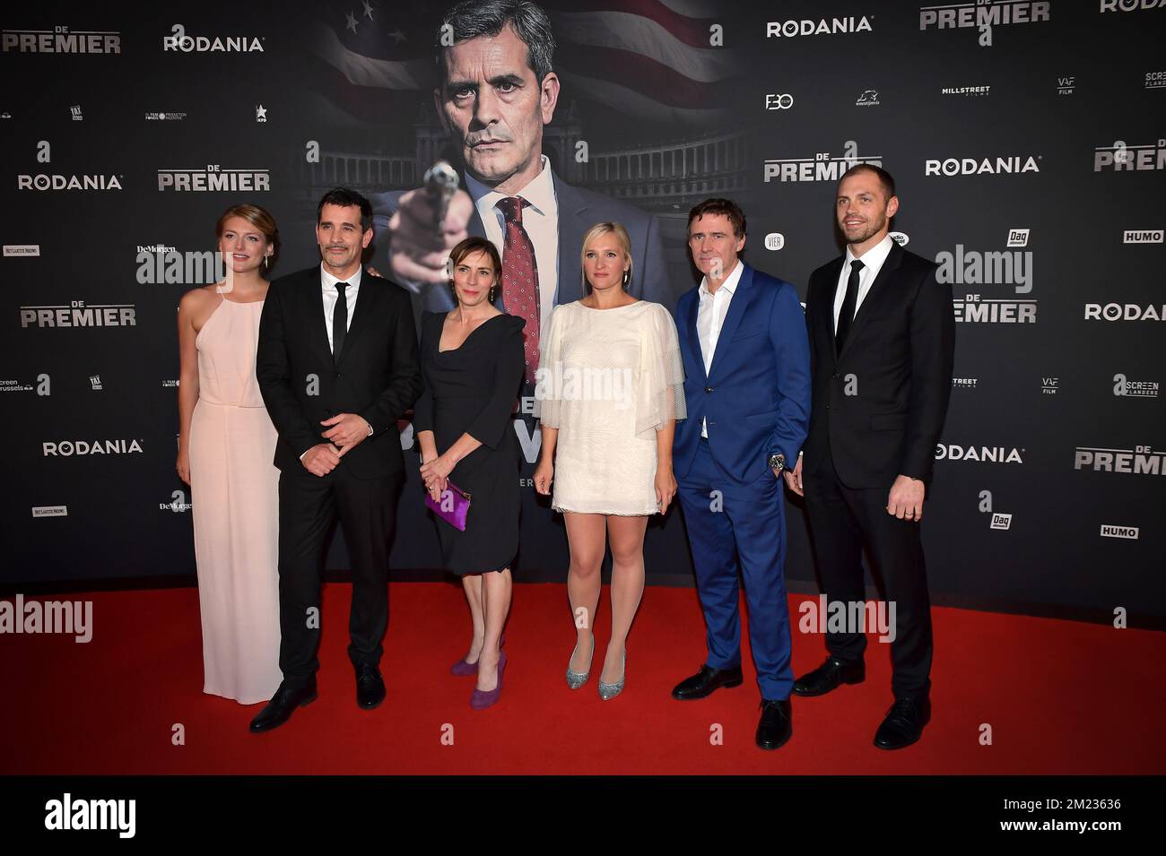 Schauspielerin Charlotte Vandermeersch, Schauspielerin Koen De Bouw ...