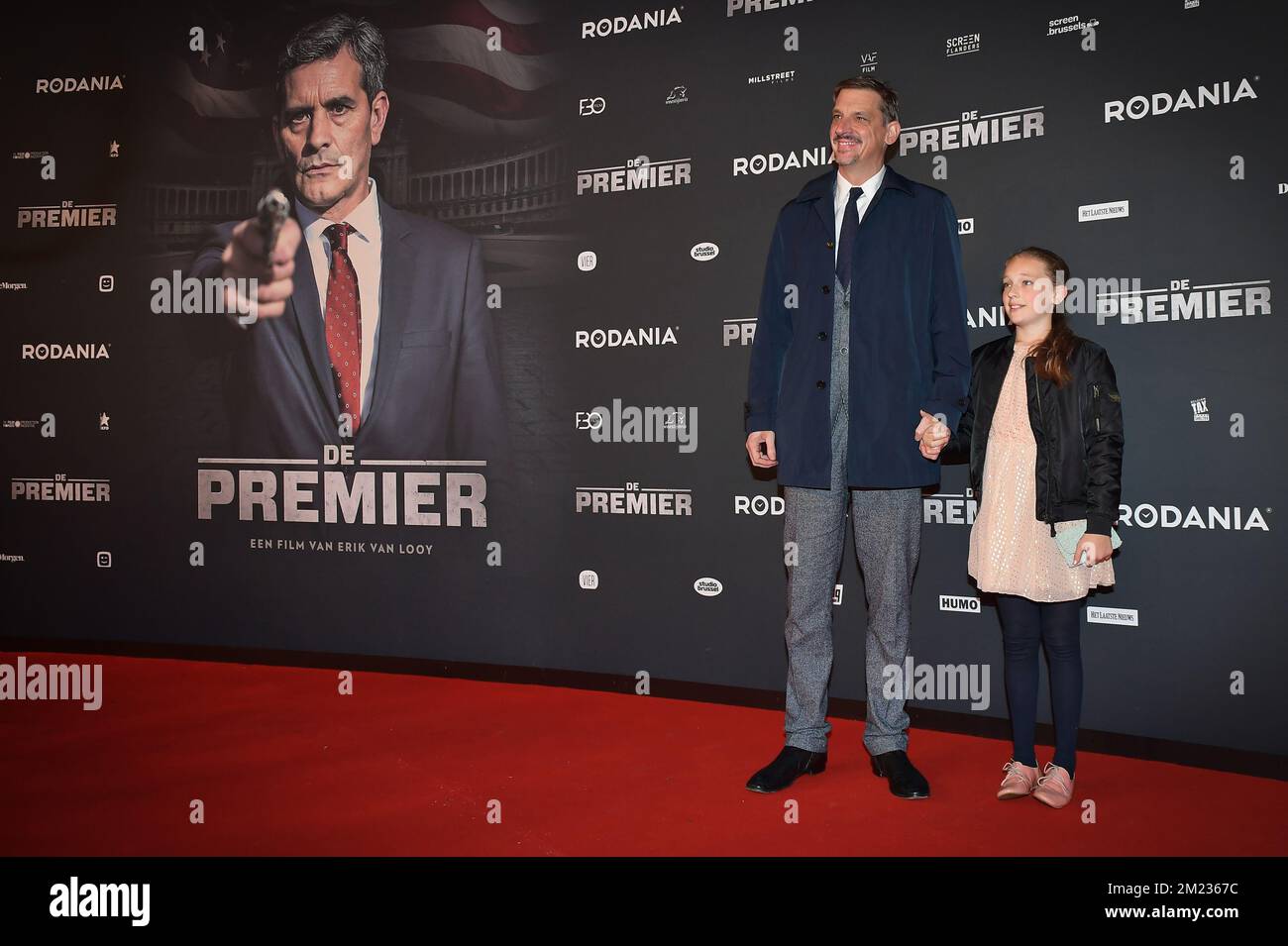 Der Schauspieler Peter Van Den beginnt vor der belgischen Premiere des ...