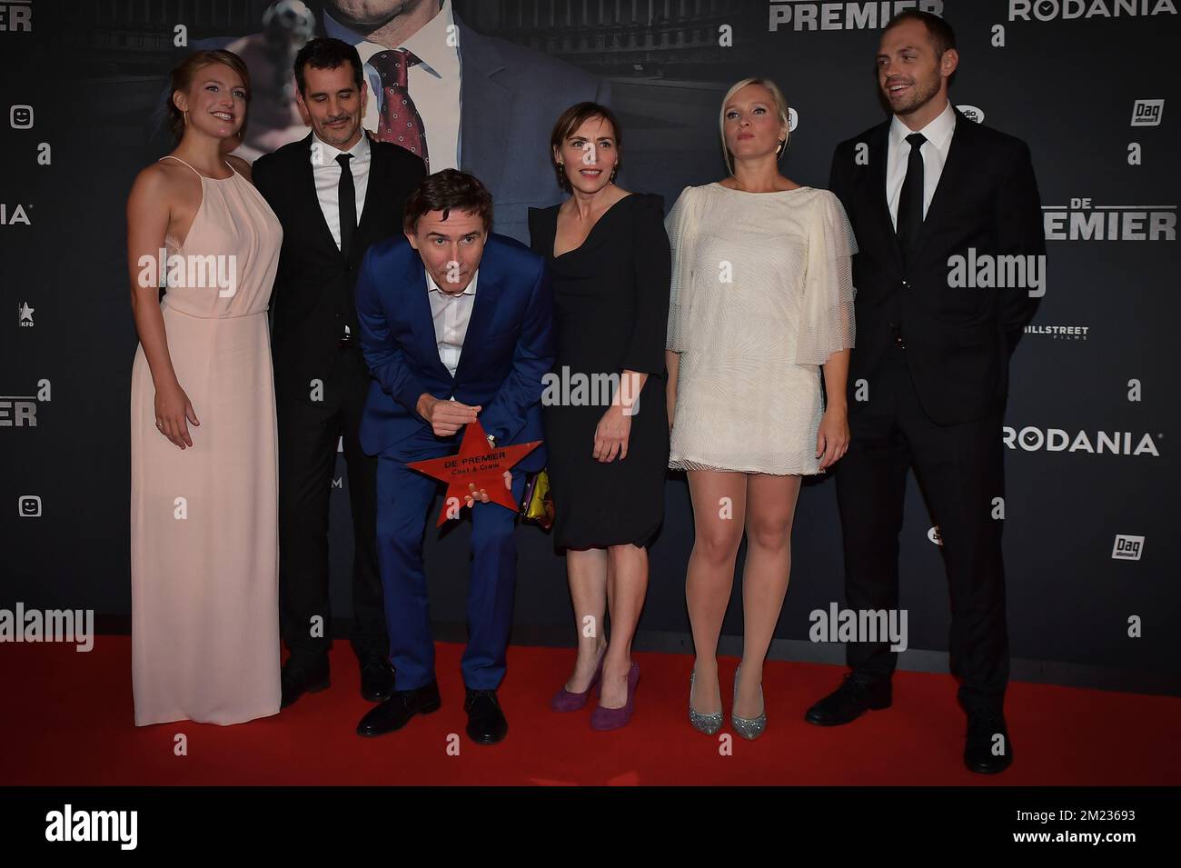 Schauspielerin Charlotte Vandermeersch, Schauspielerin Koen De Bouw ...