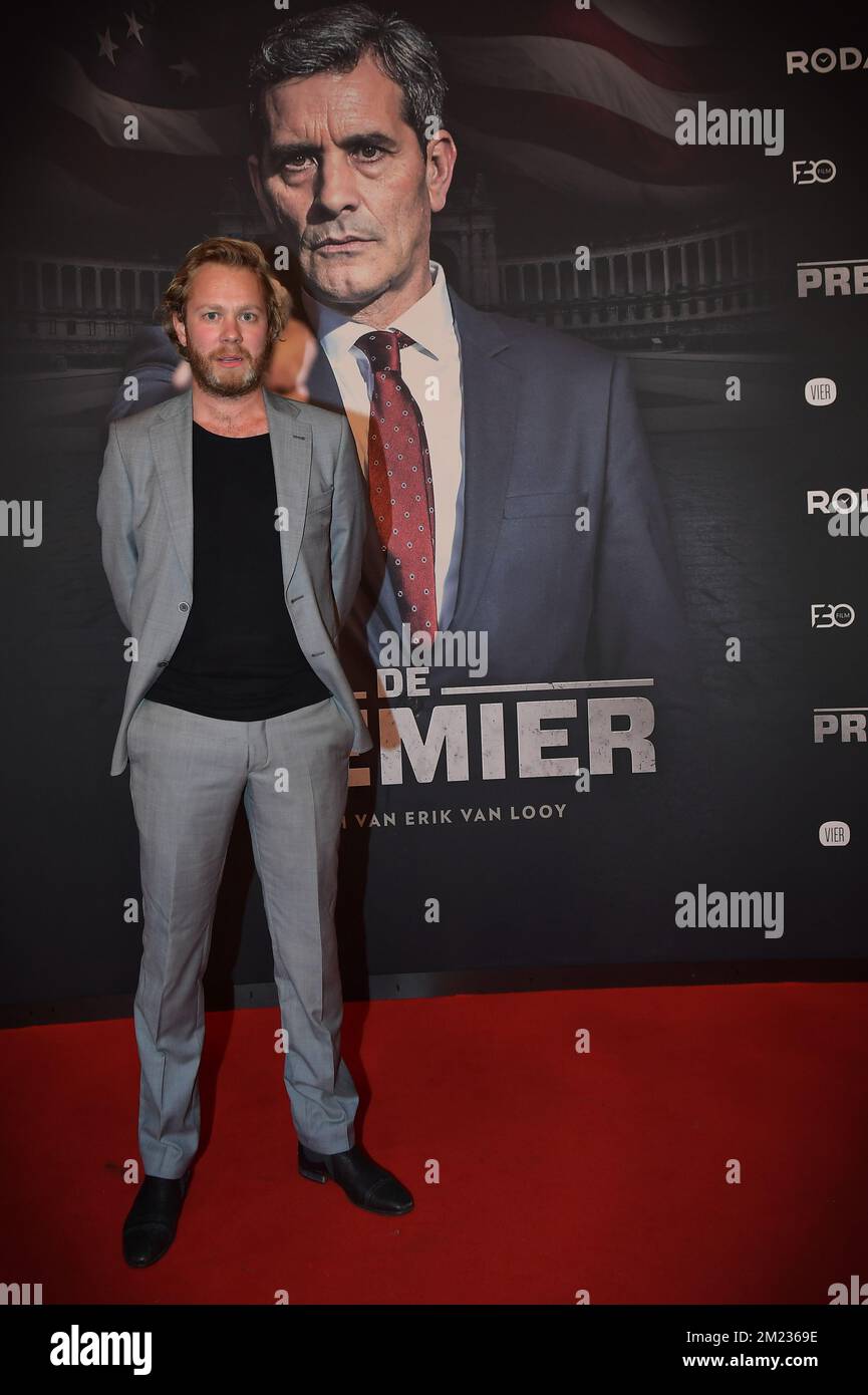 Der Schauspieler Rik Verheye wurde vor der belgischen Premiere des ...