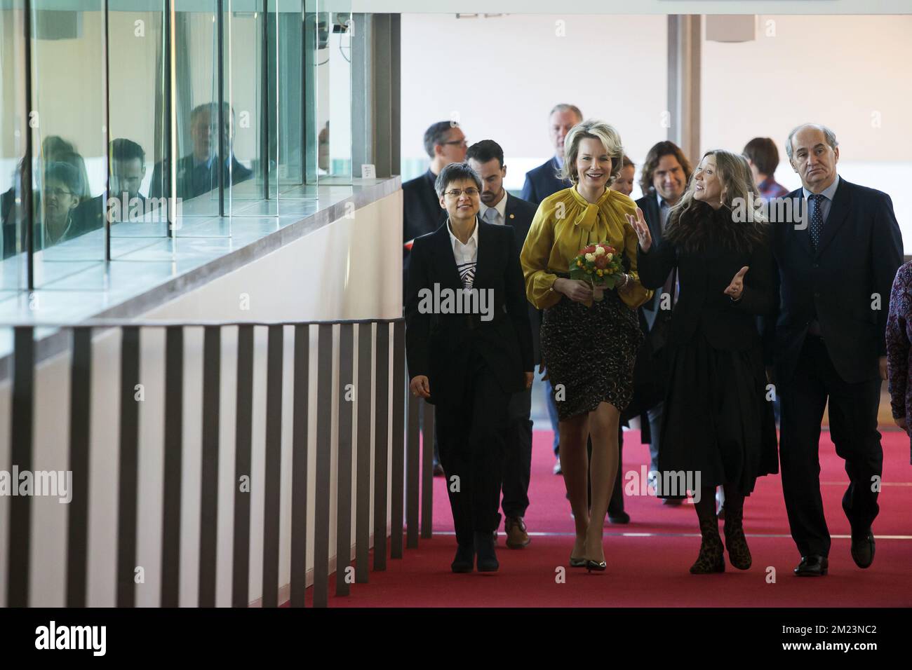 Cathy Berx, Gouverneur der Provinz Antwerpen, Königin Mathilde von ...