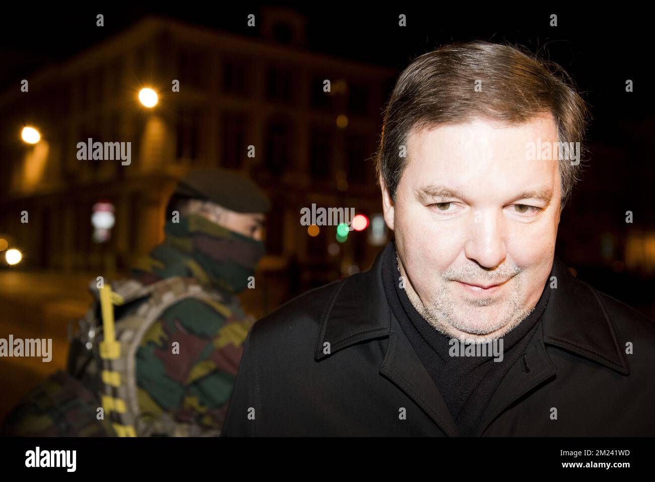 Jaak Raes, Generalverwalter der belgischen Staatssicherheit, spricht ...