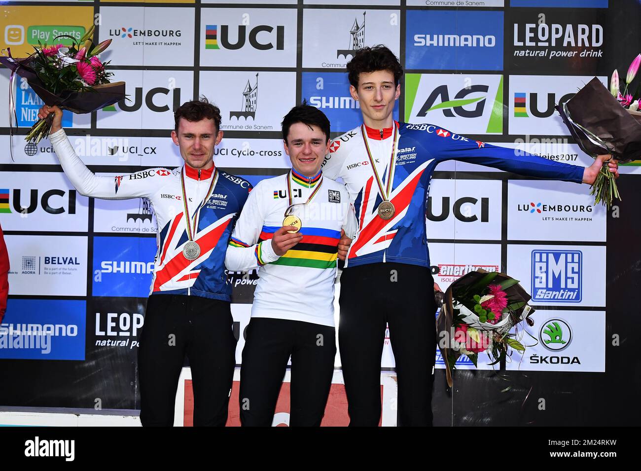 British Daniel Tullet, British Thomas Pidcock und British Ben Turner ...