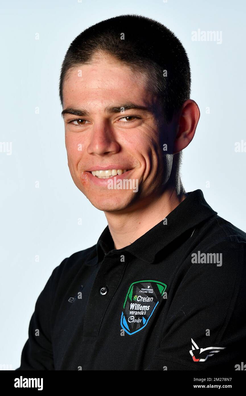 Belgischer Wout van Aert von Veranda's Willems – Crelan posiert für den ...