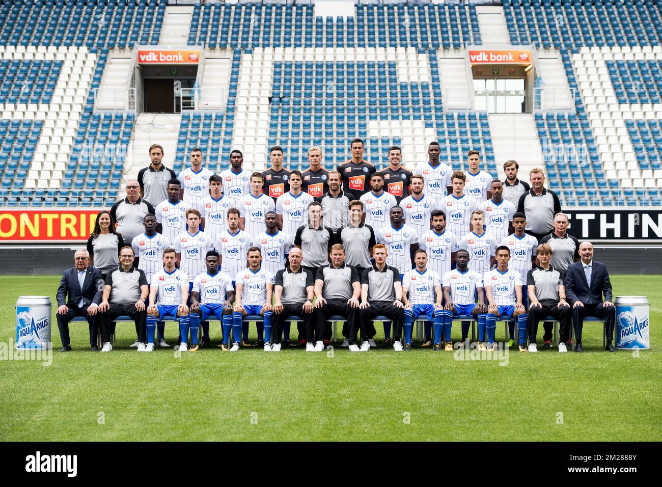 Erste Reihe Gents Freddy Delcourt, Doktor Luc Van den Bossche, Brecht ...