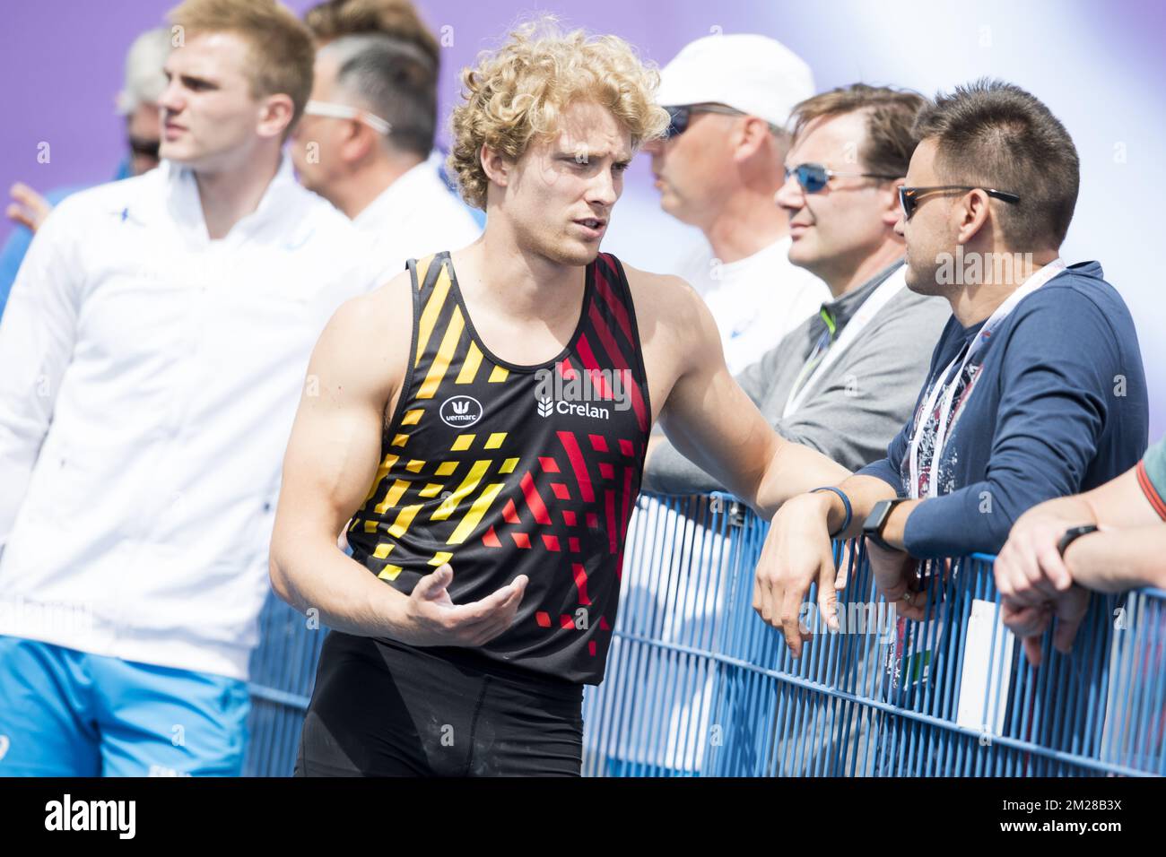Belgischer Ben Broeders und Steven Taelman wurden am zweiten Tag der ...