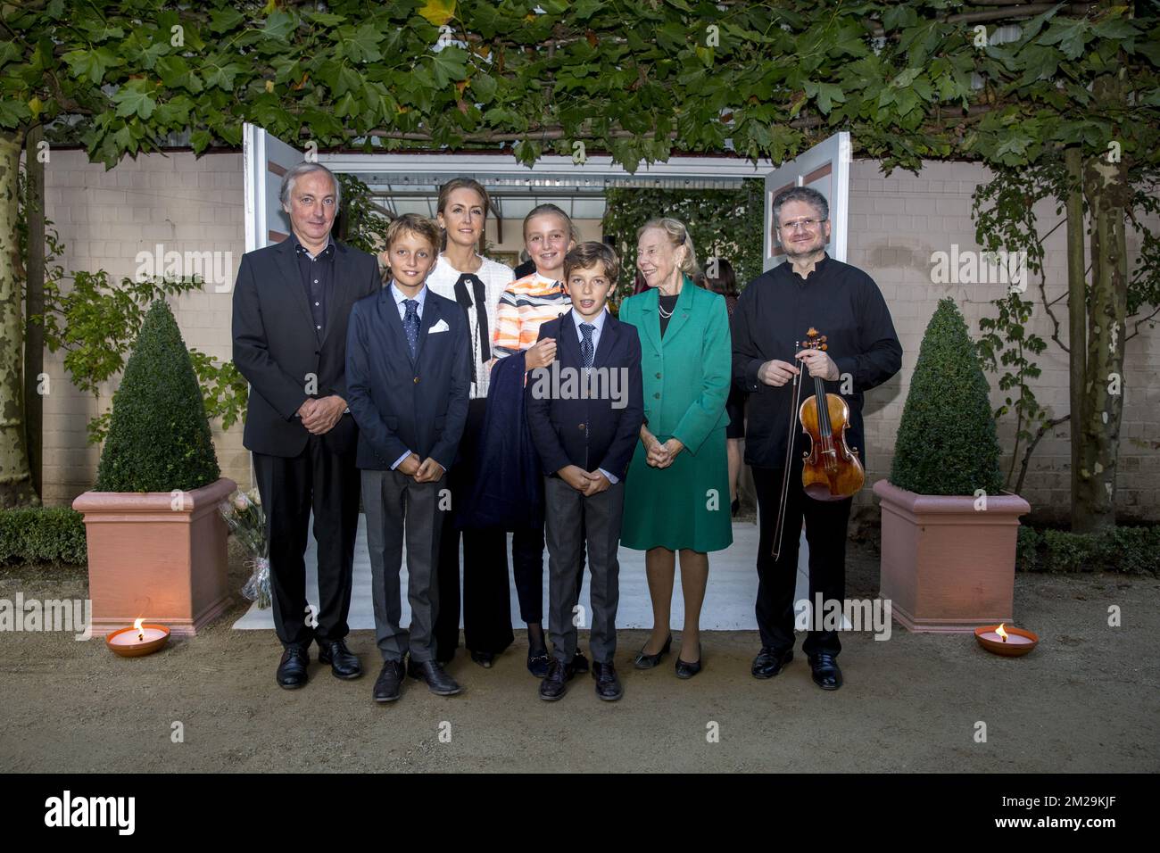 Prinz Nicolas, Prinzessin Claire von Belgien, Prinz Aymeric und ...