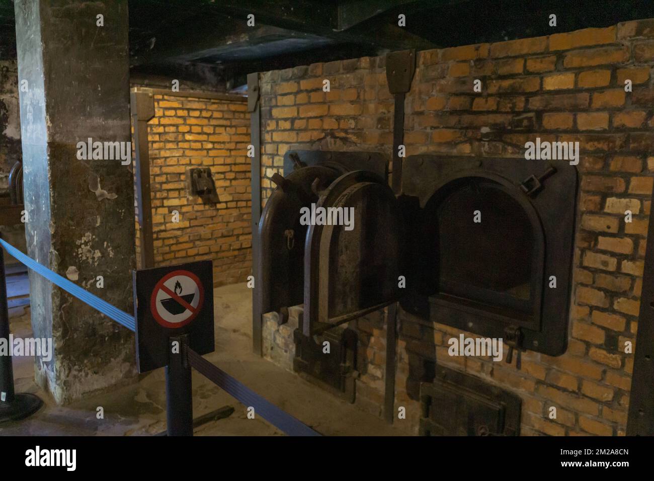 Krematorisierung in Auschwitz-Birkenau Opfer nazi Konzentrationslager Stockfotografie - Alamy