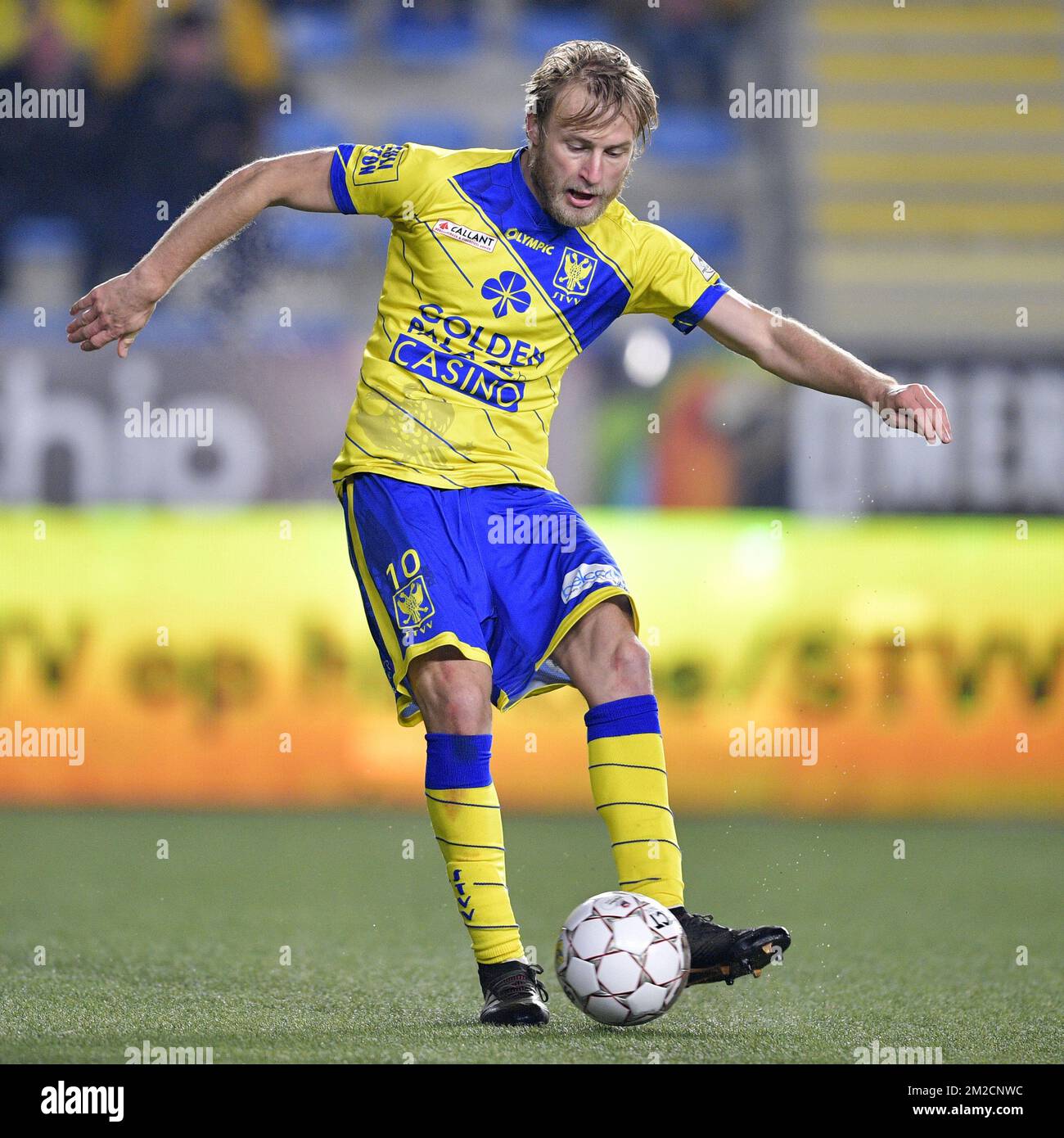 STVV's Roman Bezus pictured in action during the Jupiler Pro League ...