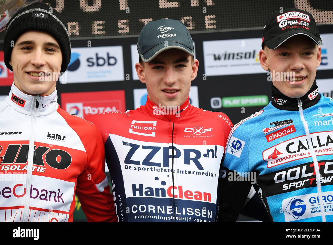 Belgian Niels Vandeputte, Dutch Ryan Kamp and Dutch Pim Ronhaar ...