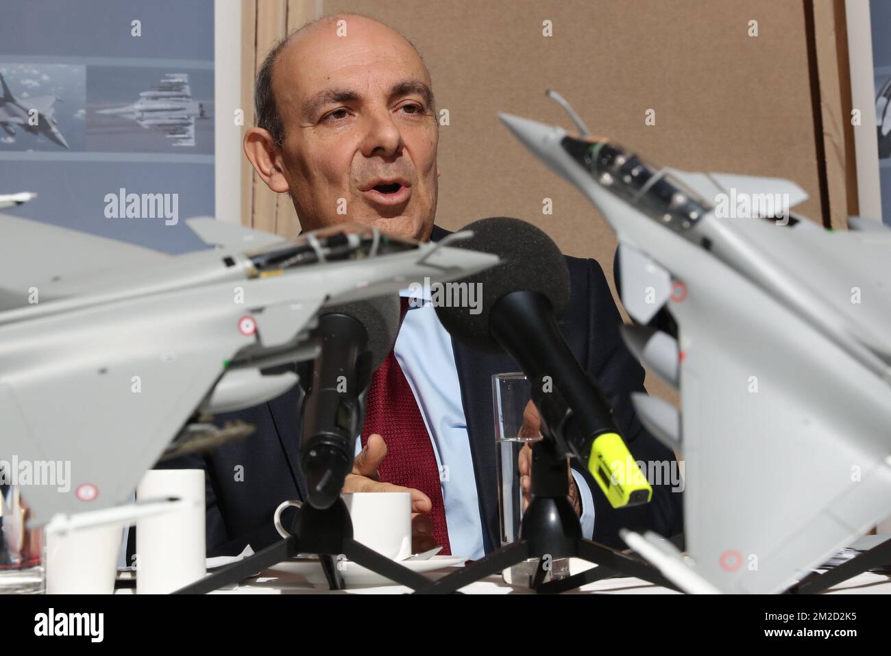 Eric Trappier, CEO von Dassault Aviation, wurde am Dienstag, den 13 ...