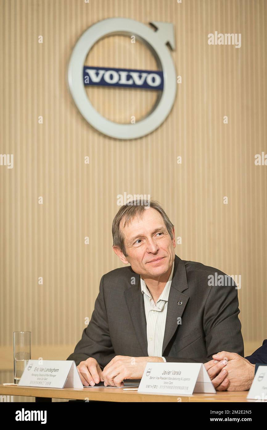 Eric Van Landeghem, CEO von Volvo Cars Gent, zeigte die neue Marke Lynk ...