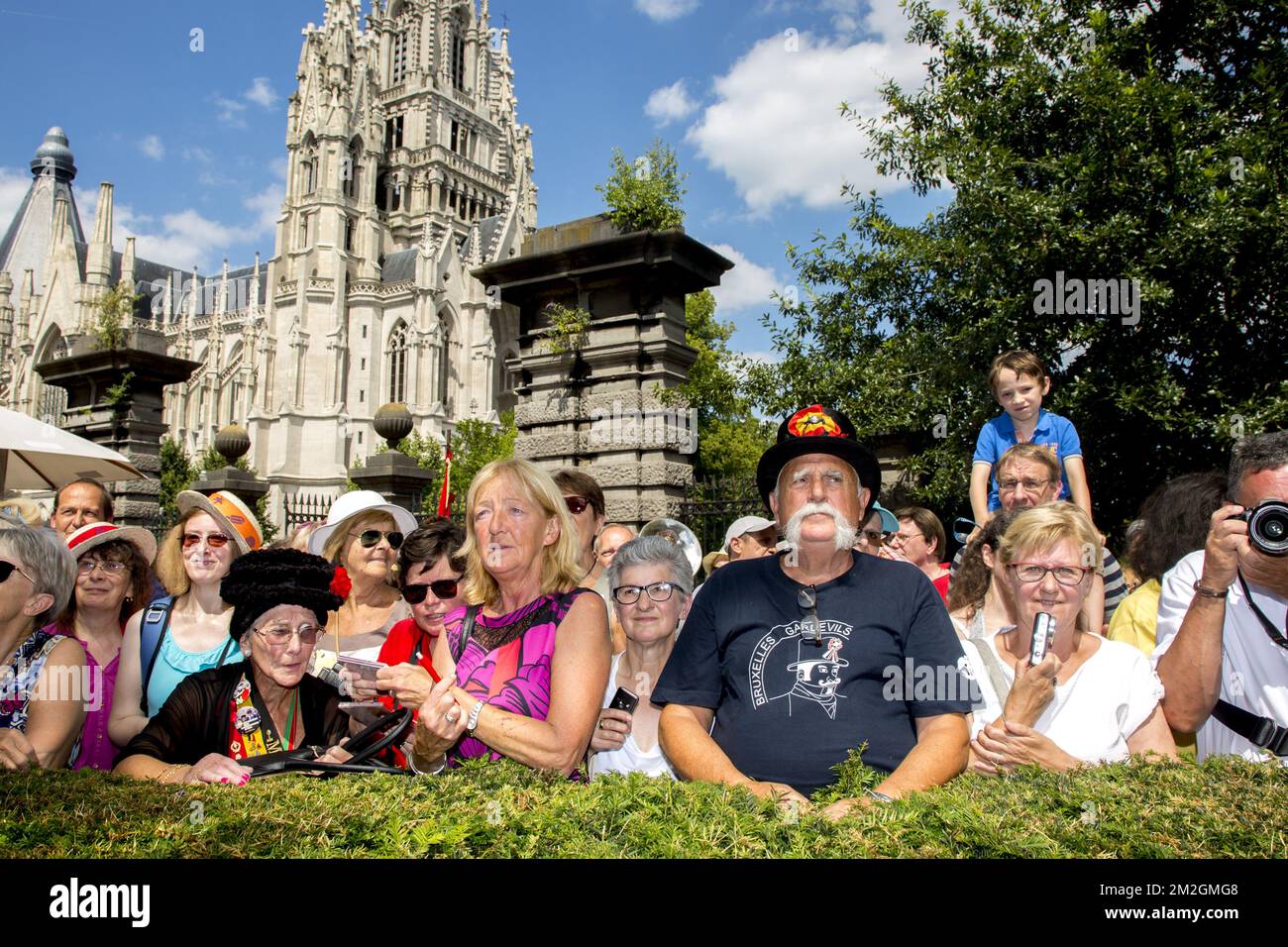 Fans and neighbours pictured at the opening of a park named after ...