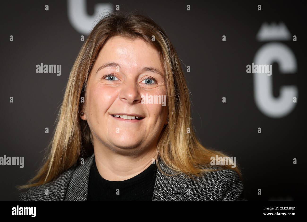 Die zukünftige Charleroi PS Elderwoman Julie Patte posiert für die ...