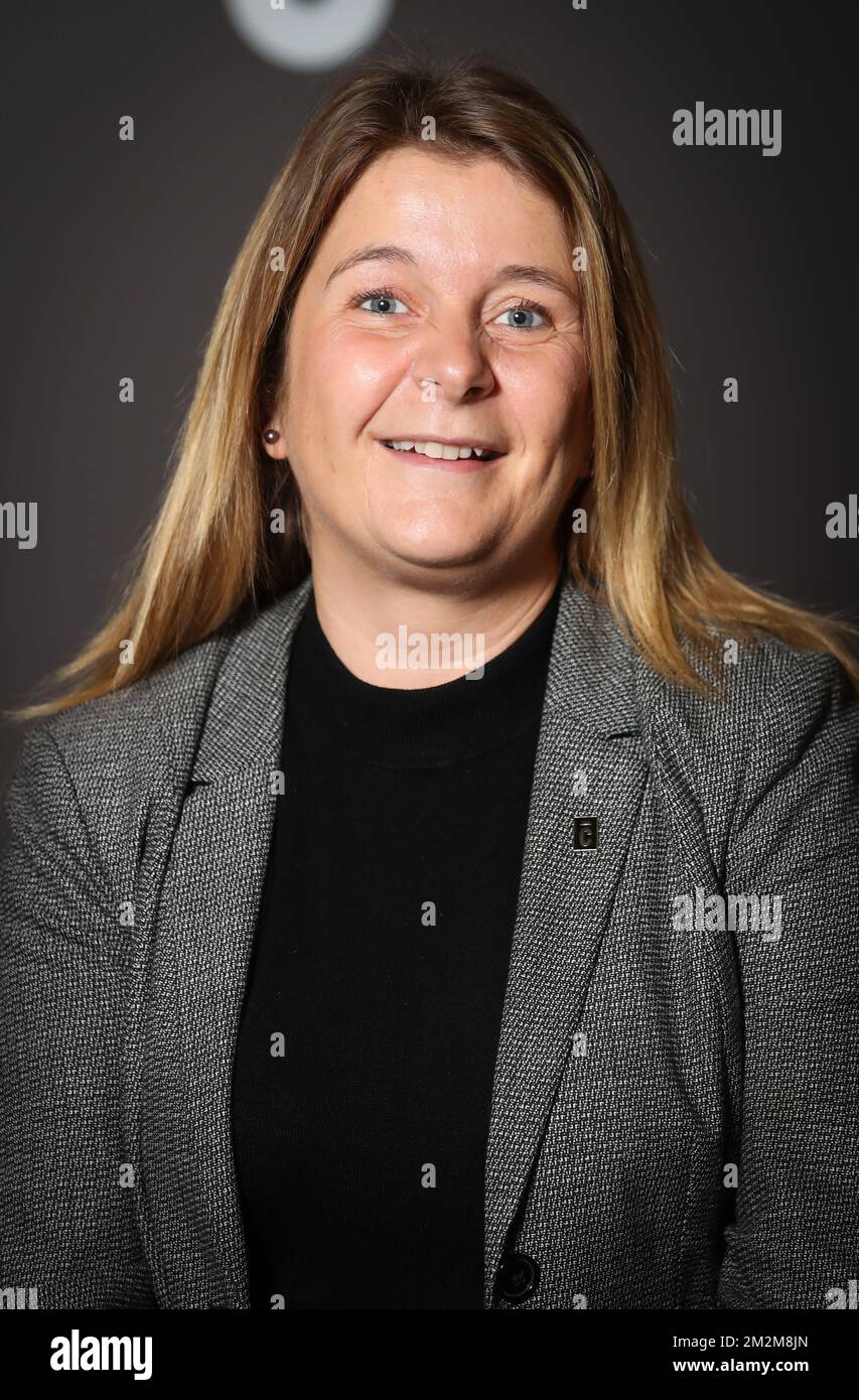 Die zukünftige Charleroi PS Elderwoman Julie Patte posiert für die ...