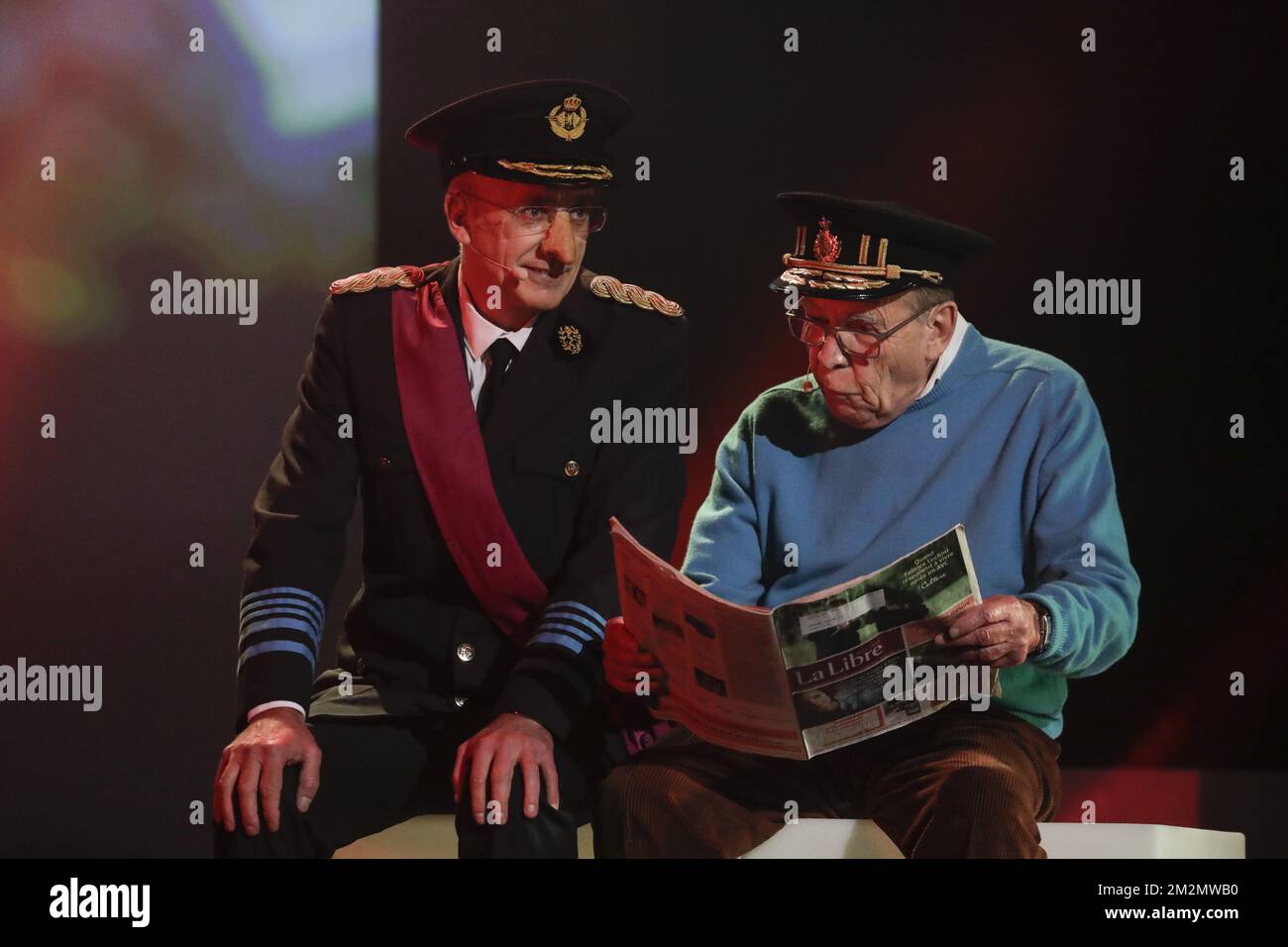 Actor Andre Remy acting King Philippe - Filip of Belgium and Actor ...