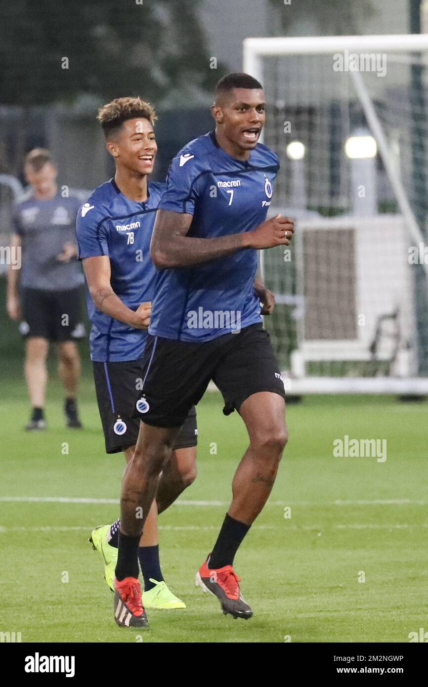 Noah Fadiga des Clubs und Wesley Moraes des Clubs, die am dritten Tag ...