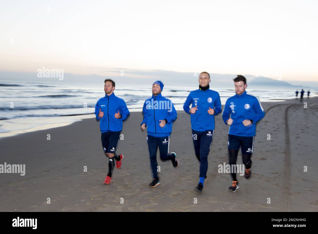 Gent's Brecht Dejaegere, Gent's Birger Verstraete, Gent's Timothy ...