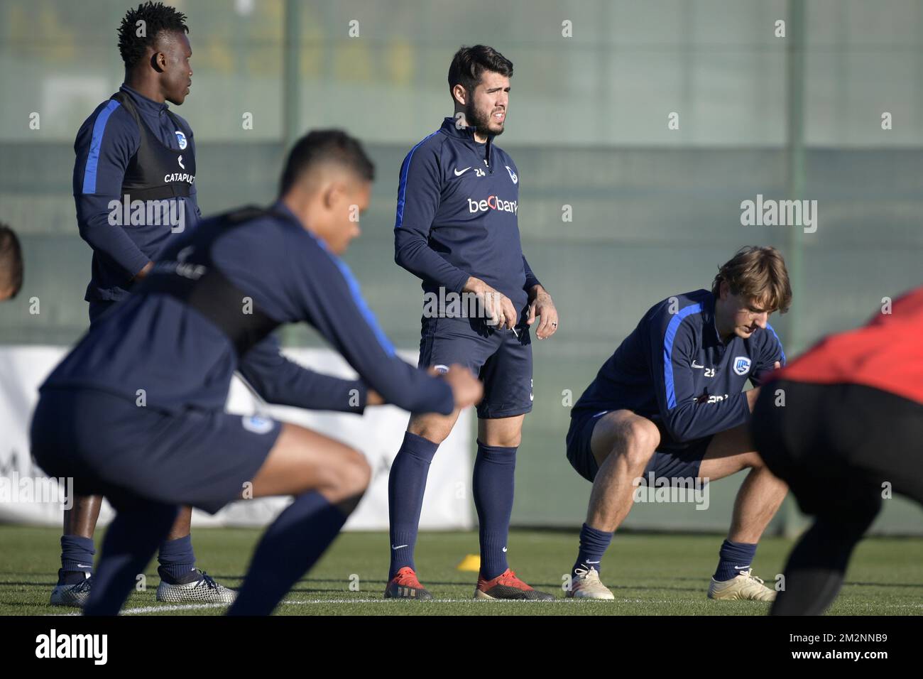 Genk's Joseph Aidoo, Genk's Alejandro Pozuelo and Genk's Sander Berge ...