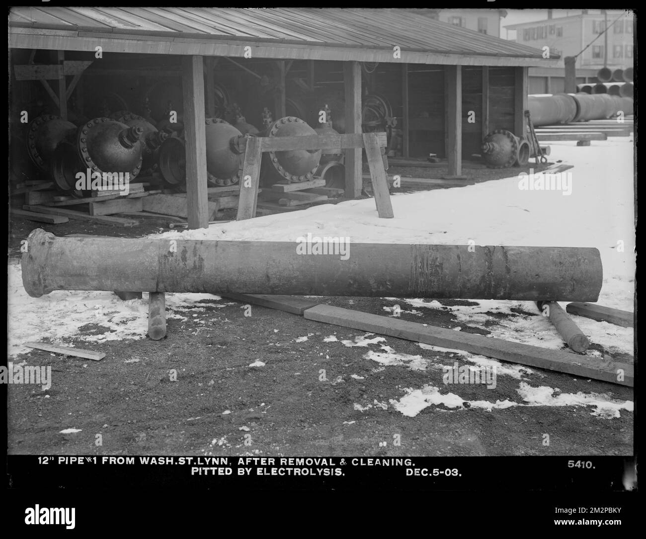 Electrolysis, Northern High Service Pipe Lines, Section 27, Washington ...