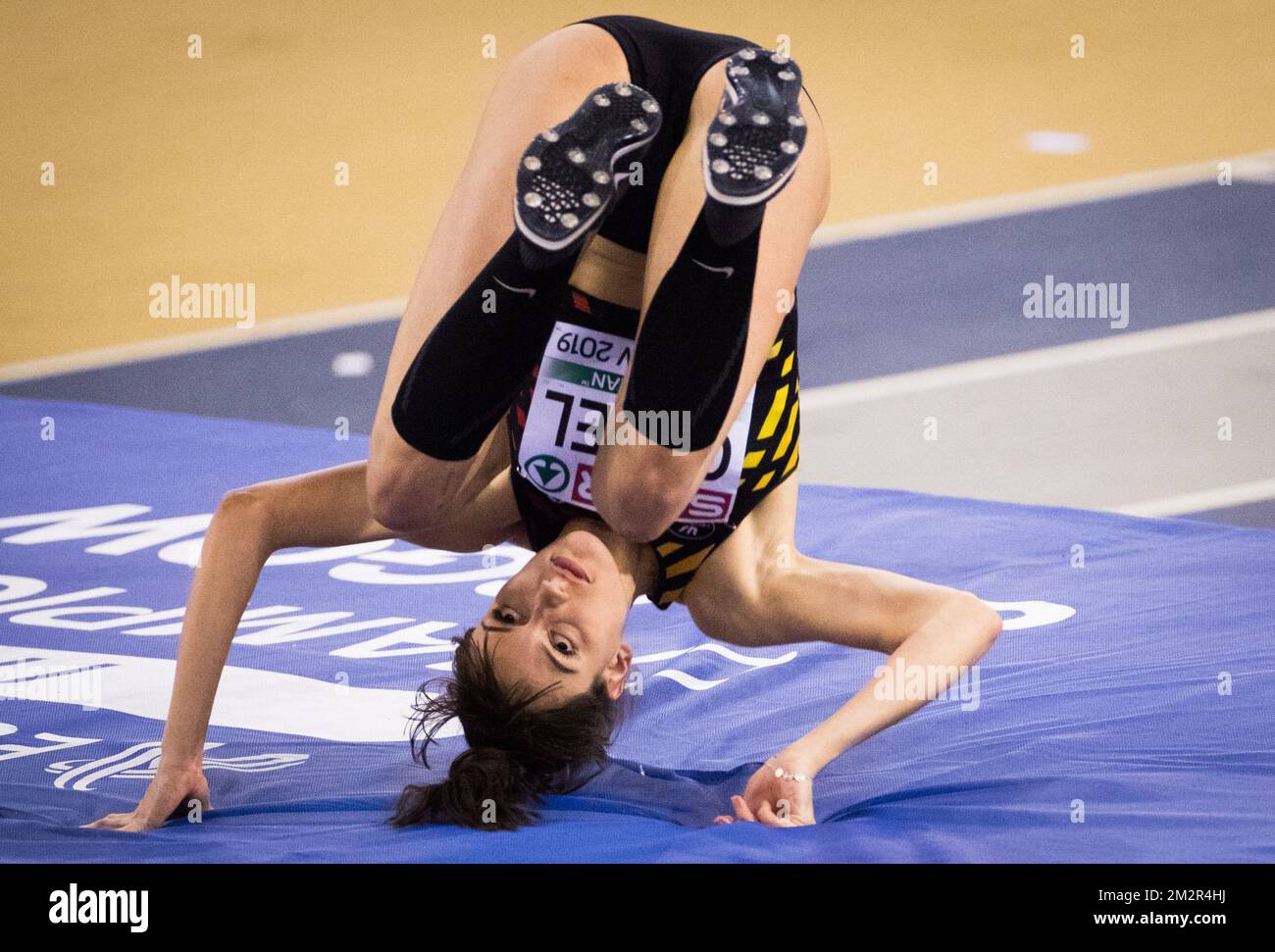 Die belgische Claire Orcel wurde am ersten Tag der europäischen ...