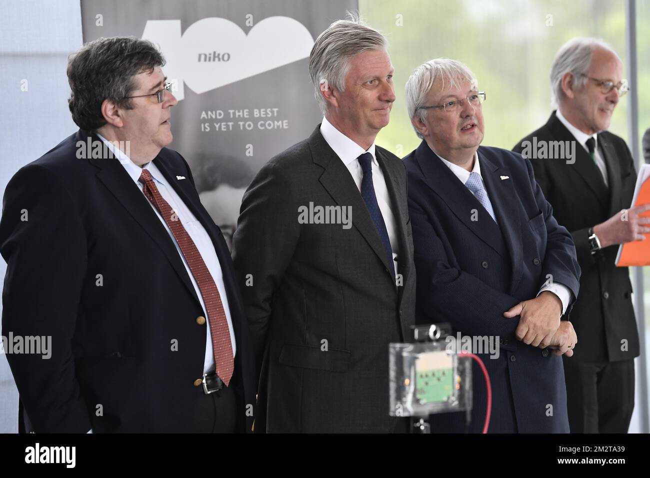 Niko Executive Director Jo De Backer, King Philippe - Filip of Belgium ...
