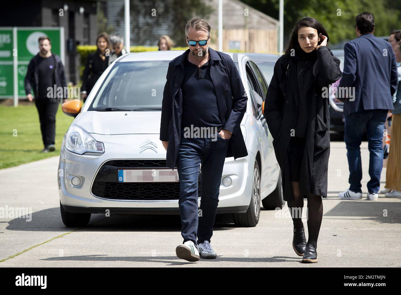 Tom Waes wurde nach der Beerdigungszeremonie für den Radiomoderator ...