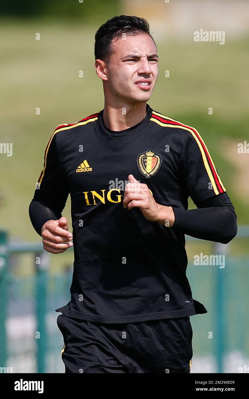 Belgium's Dion Cools pictured during a training of the u21 youth team ...