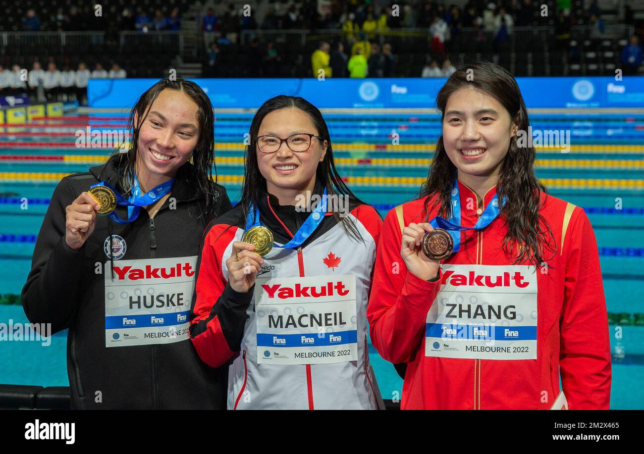Melbourne, Australia. 14th Dec, 2022. Gold medalists Margaret Macneil ...
