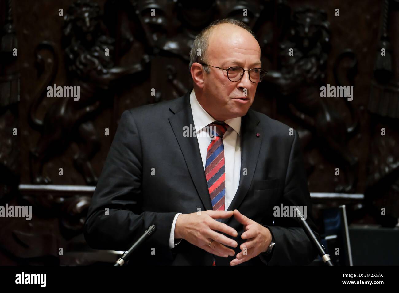 DER Senator JEAN-Paul Wahl nahm das Bild während der Eid-Zeremonie bei ...