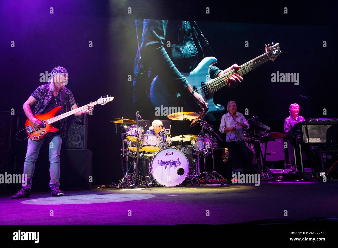From Left To Right Roger Glover Bass Player Ian Paice Drummer