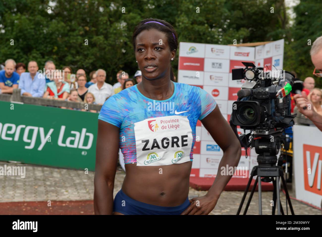 Anne Zagre, Belgien, wurde auf der 16.. Ausgabe des ...