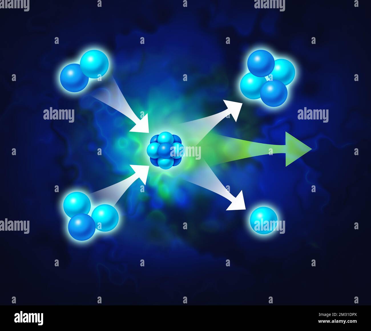 Fusion Energy Concept und Nuclear Power Generation Physics Science ...