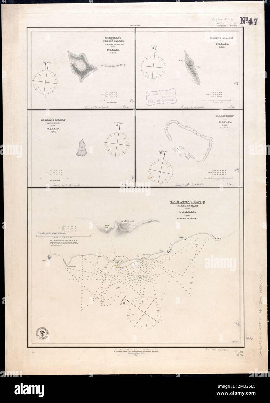 Gardner's oder Kemins Island, Phœnix-Gruppe; Flint-Insel; McKeans-Insel ...