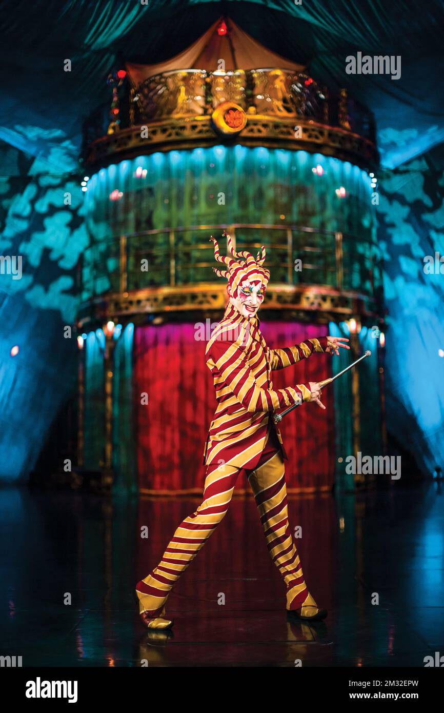 Dieses von Full Options verteilte Handout-Bild zeigt die Kooza-Show der ...